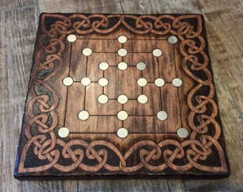 Nine man morris | Etsy