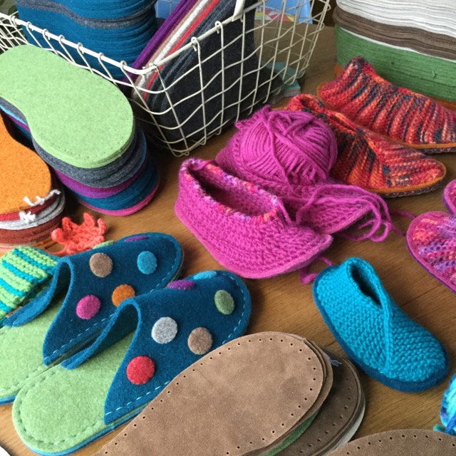 Slippers kits soles and crafts you won't find anywhere by JoesToes