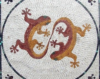 Mosaic lizard | Etsy