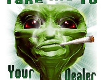 Emoji smoking a bong by SNAFUGRAFX on Etsy