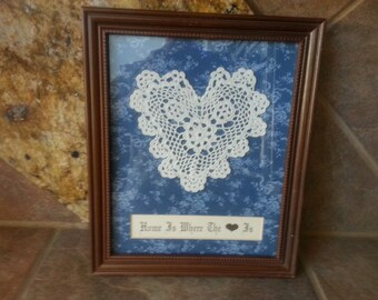 Framed doily | Etsy
