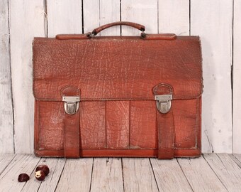 Vintage briefcase | Etsy