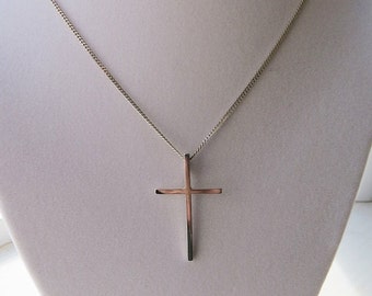 Cool cross necklace | Etsy