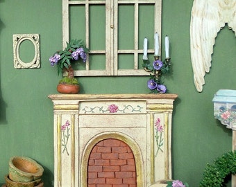 Dollhouse fireplace | Etsy