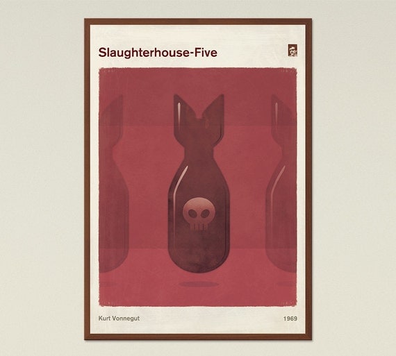Kurt Vonnegut Slaughterhouse-Five Large Book Cover Poster