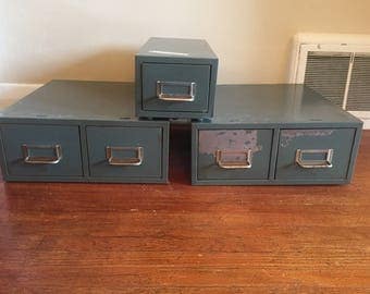 Library card catalog | Etsy