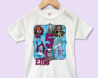 Monster high shirt | Etsy