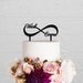 Wedding Cake TopperInfinity Cake Topper With Two NamesCustom