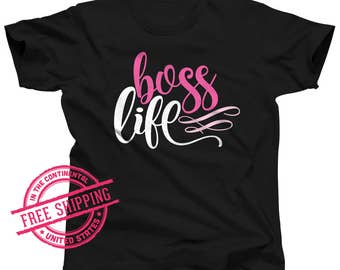 Unique the boss shirt related items | Etsy