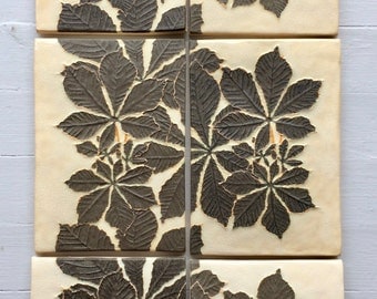 Leaf backsplash tile | Etsy