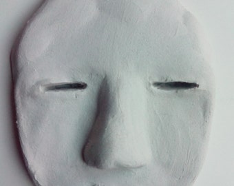 Clay art mask | Etsy