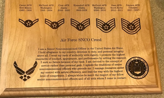 United States Air Force Retirement Award 8 x 10 by PikesPeakLaser