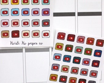 Youtube play button | Etsy