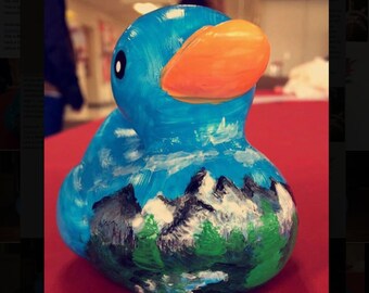 Items similar to Bob Ross Finger Puppet 1-inch Button on Etsy