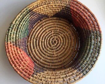 Woven coil basket | Etsy