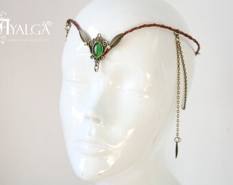 Woodland elf tiara elven headpiece fairy crown