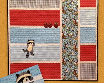 Raccoon pattern | Etsy