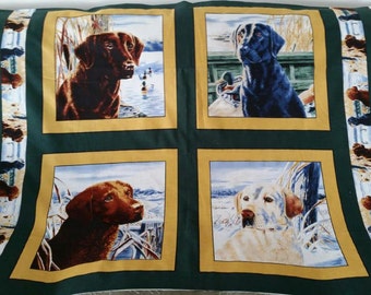 Hunting dog fabric | Etsy