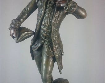 Spelter statue | Etsy