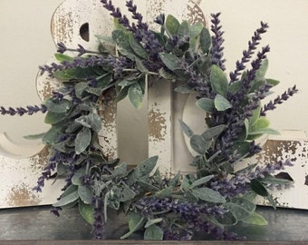 Lavender wreath | Etsy