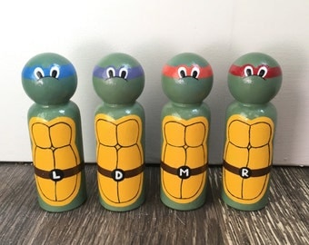 Ninja turtle peg | Etsy