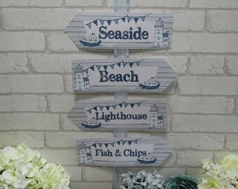 Beach arrow sign | Etsy