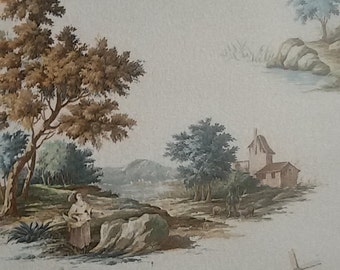 Unique french toile related items | Etsy