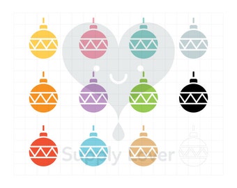 Bauble clipart | Etsy