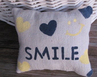 Smiley face pillow | Etsy