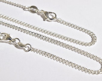 22 Inch Sterling Silver Chain Fine Gauge Chain Necklace