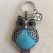 Owl keychain personalized owl gifts for women owl jewelry owl