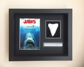Items similar to Large shark jaws movie prop art home decor on Etsy