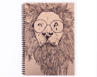 Lion stationery | Etsy