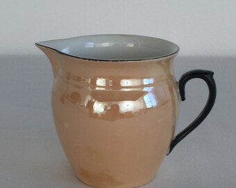 Peach lusterware | Etsy