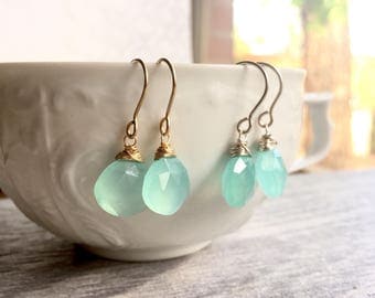 Aqua chalcedony | Etsy