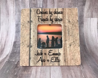 Cousin picture frame | Etsy