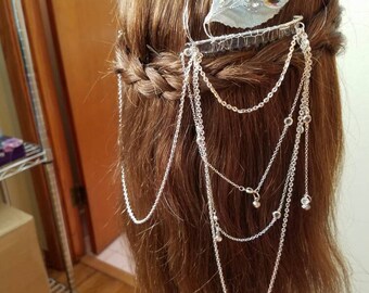 Items similar to Flower Faerie Hair Comb - Translucent with Transparent ...