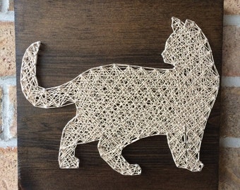Cat string art | Etsy