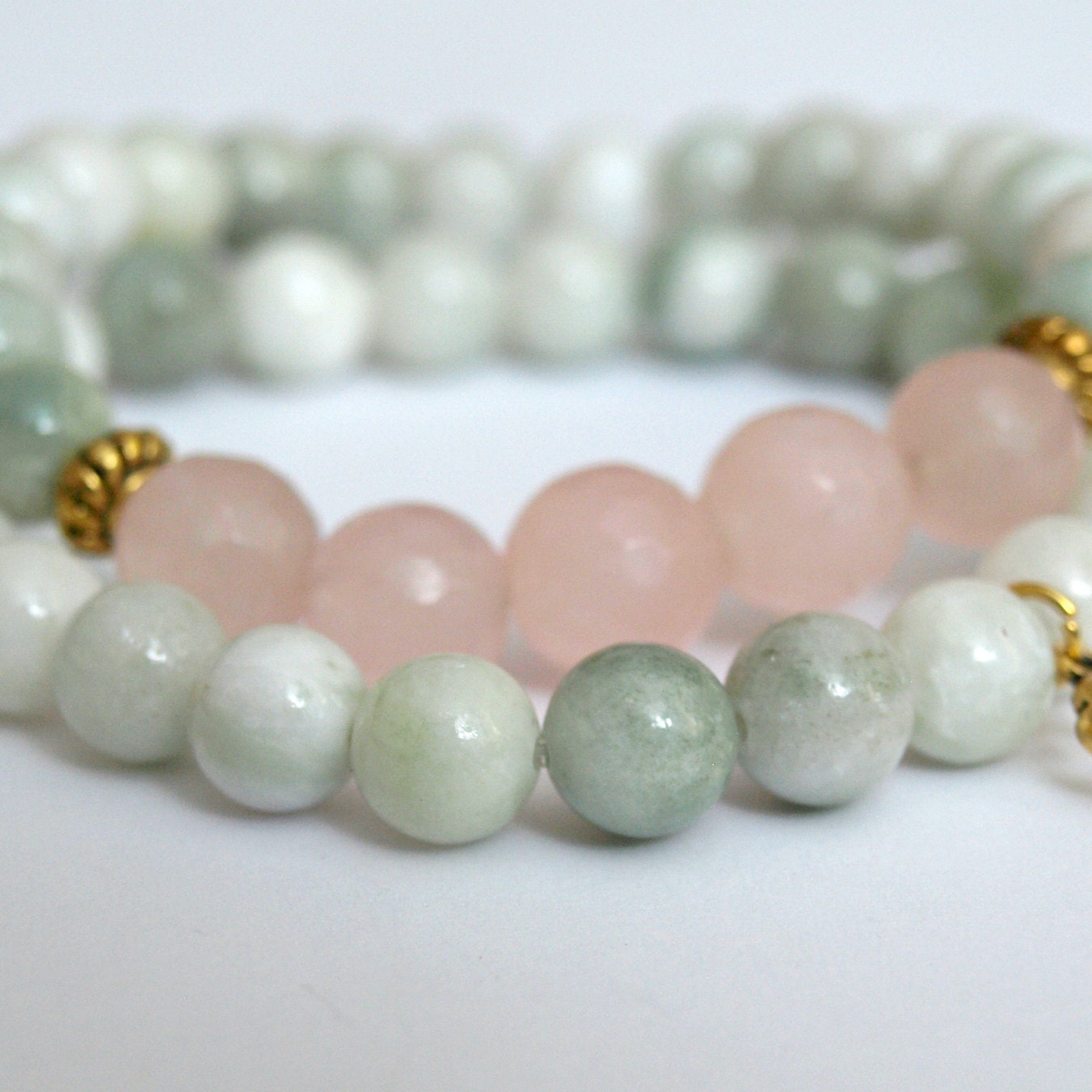 Natural Stones Handmade Bracelets by Valinde on Etsy