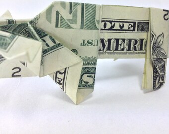 Dollar bill origami | Etsy