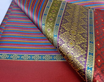 Thai silk fabric | Etsy