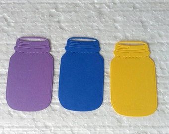 Mason jar cut out | Etsy