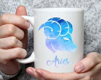 Aries Constellation Mug Aries Zodiac Mug Celestial Coffee