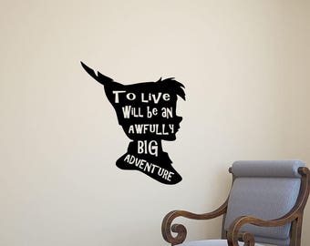 Peter pan wall decal | Etsy