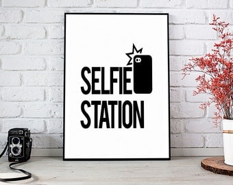 Selfie wall art | Etsy