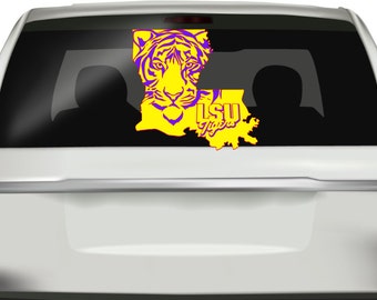 Lsu car decal | Etsy