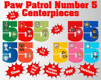 Number 3 paw patrol | Etsy