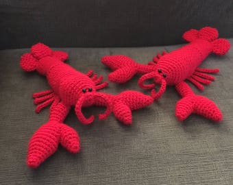 Crochet lobster | Etsy