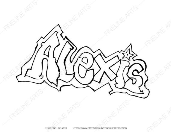 Alexis Name Pages Printable Coloring Pages