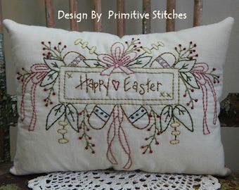 Together Quilt-Primitive Saying Stitchery E-PATTERN-by